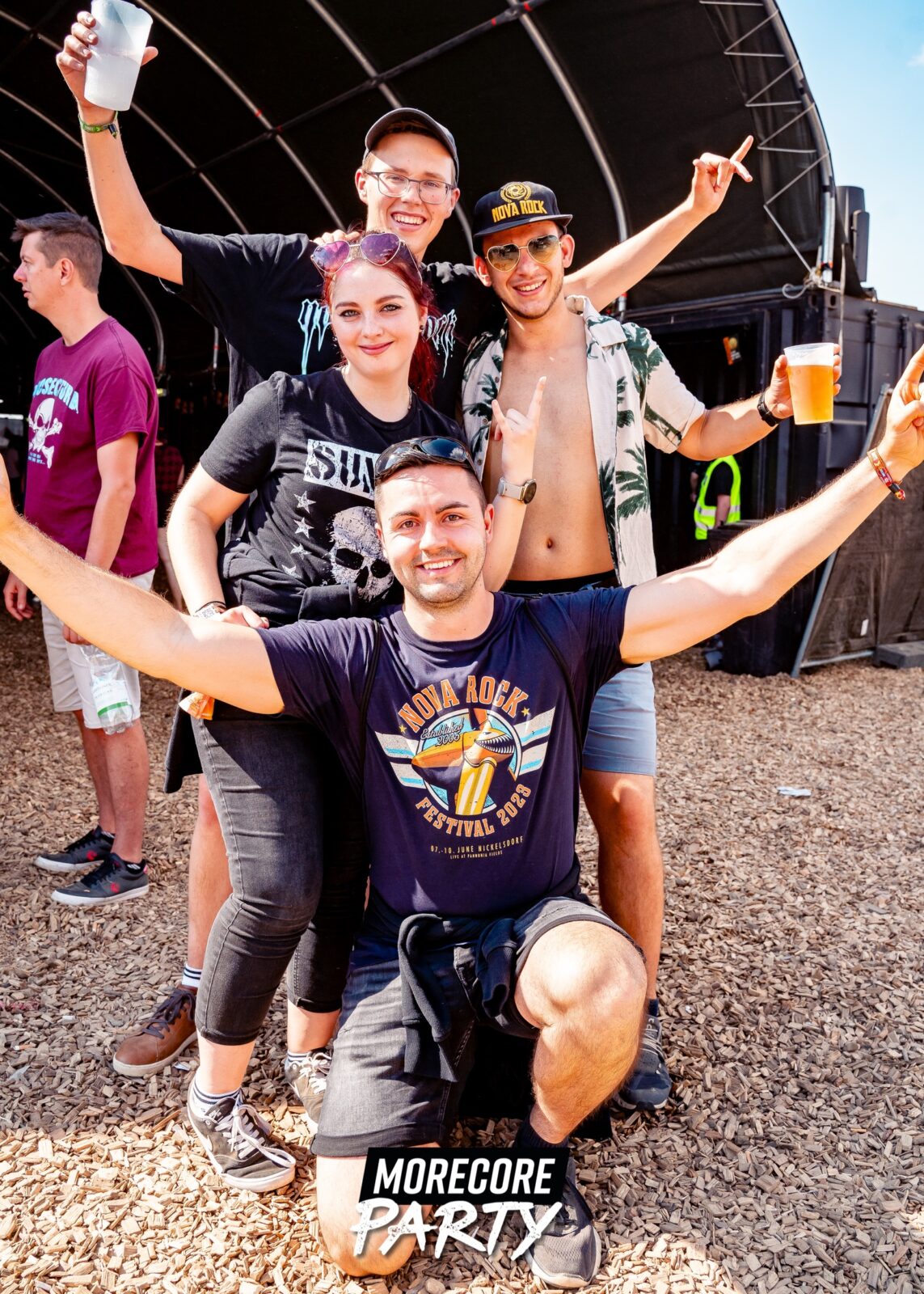 MoreCore Party auf dem Nova Rock Festival am 15.06.2024 • MoreCore.de