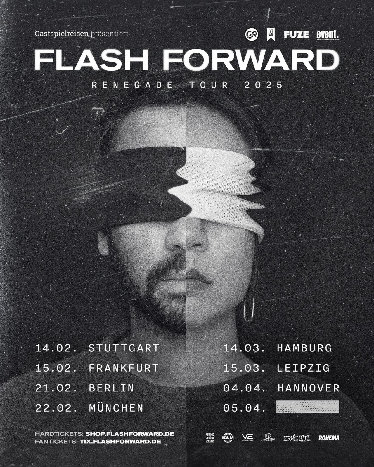 Flash Forward - Renegade Tour 2025 - Tickets auf MoreCore.de
