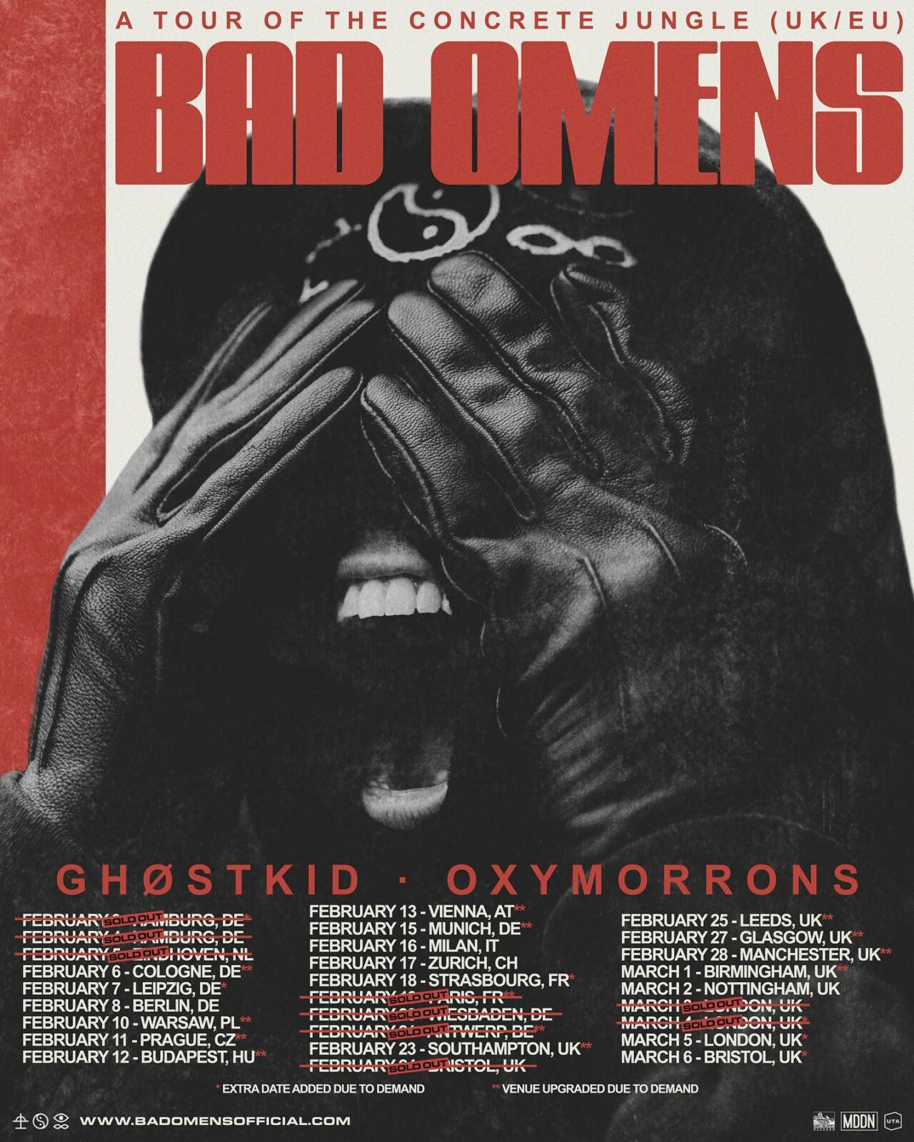 Bad Omens - Tour 2023 - Tickets jetzt auf MoreCore.de