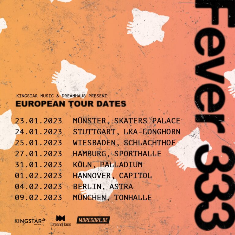 Fever 333 - Tour 2023 - Tickets jetzt auf MoreCore.de