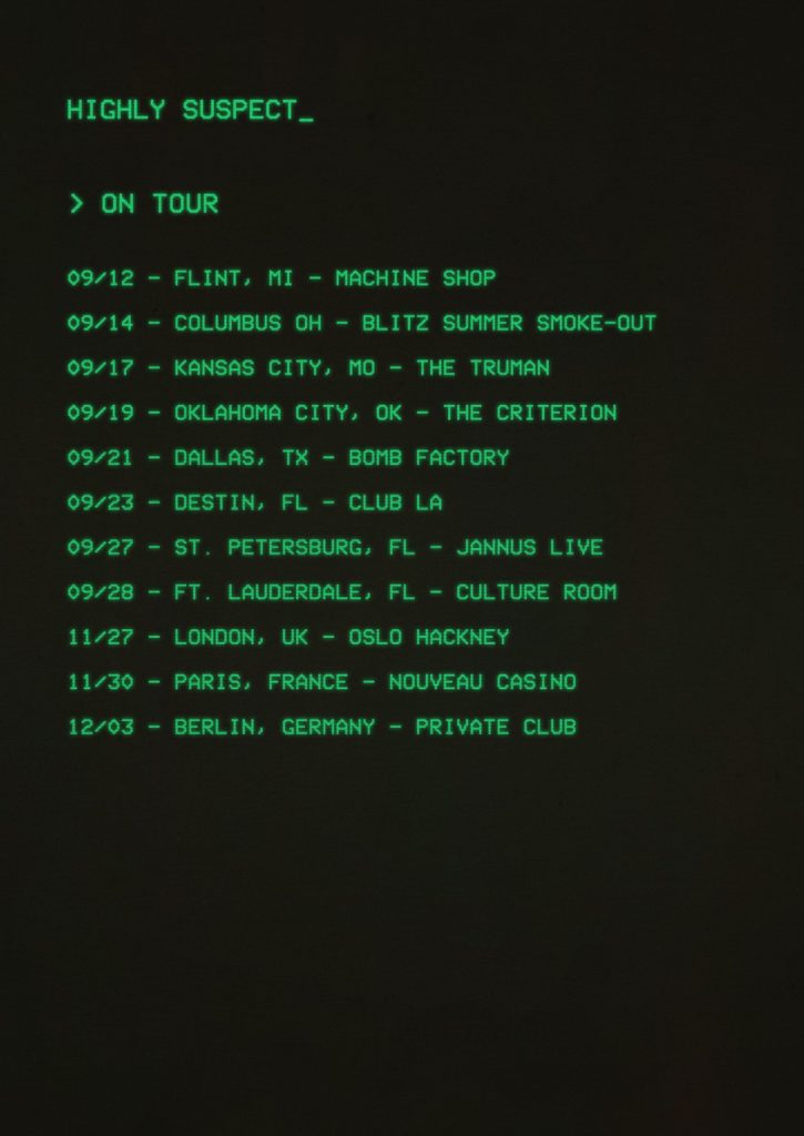 Highly Suspect - Tour 2020 | Tickets auf MoreCore.de