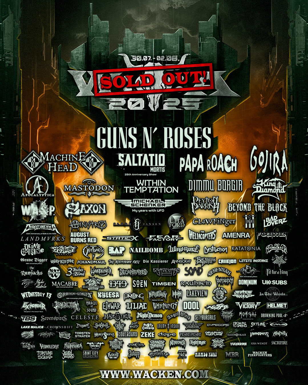 Wacken Open Air 2025 - Jetzt Tickets bei MoreCore.de sichern